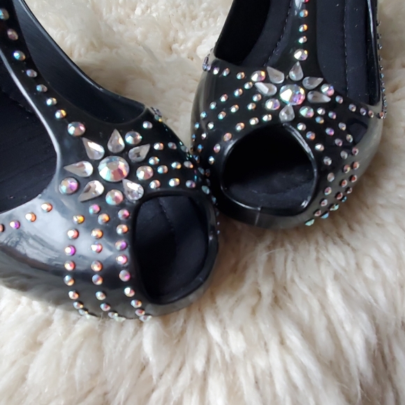 Melissa | Shoes | Melissa Couture X J Maskrey Swarovski Wedge Heels ...